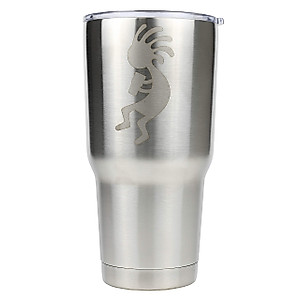 Aquapelli Vacuum Insulated Travel Tumbler, 28 Ounces, Stainless Steel