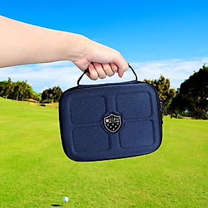 LZFAN Swing Caddie sc300i Golf Launch Monitor Case 7.9 x 5.7 x 2.1 in Travel Case Compatible for Remote, USB Cable & Accessories