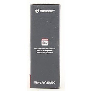 Transcend TS4TSJ25M3C 4TB USB 3.1 StoreJet Type-C Rugged External Hard Drive