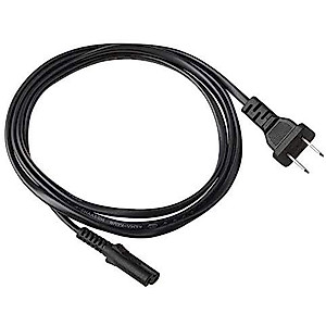 Replacement US 2Prong AC Power Cord Cable for Sony CFDS50 CFD-S50 Portable CD, Cassette & AM/FM Radio Boombox