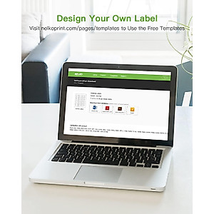 NELKO Address Labels, 1" x 2-5/8" Shipping Address Labels for Laser & Inkjet Printers, Mailing Sticker Labels, Easy to Pee for FBA Label (25 Sheets, 750 Labels)