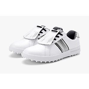 Ybberik Women's Golf Shoes Spikeless Breathable Grey