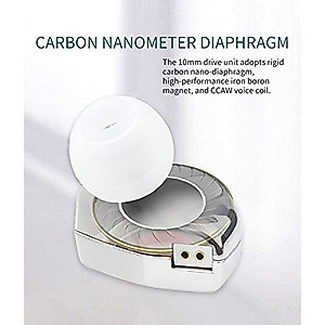 Hzsound Heart Mirror HiFi in Ear Monitor Earphone High Sound Quality Carbon Nanotube CNT Dynamic Driver High Resolution Noise Canceling Headphone Mirror Treatment