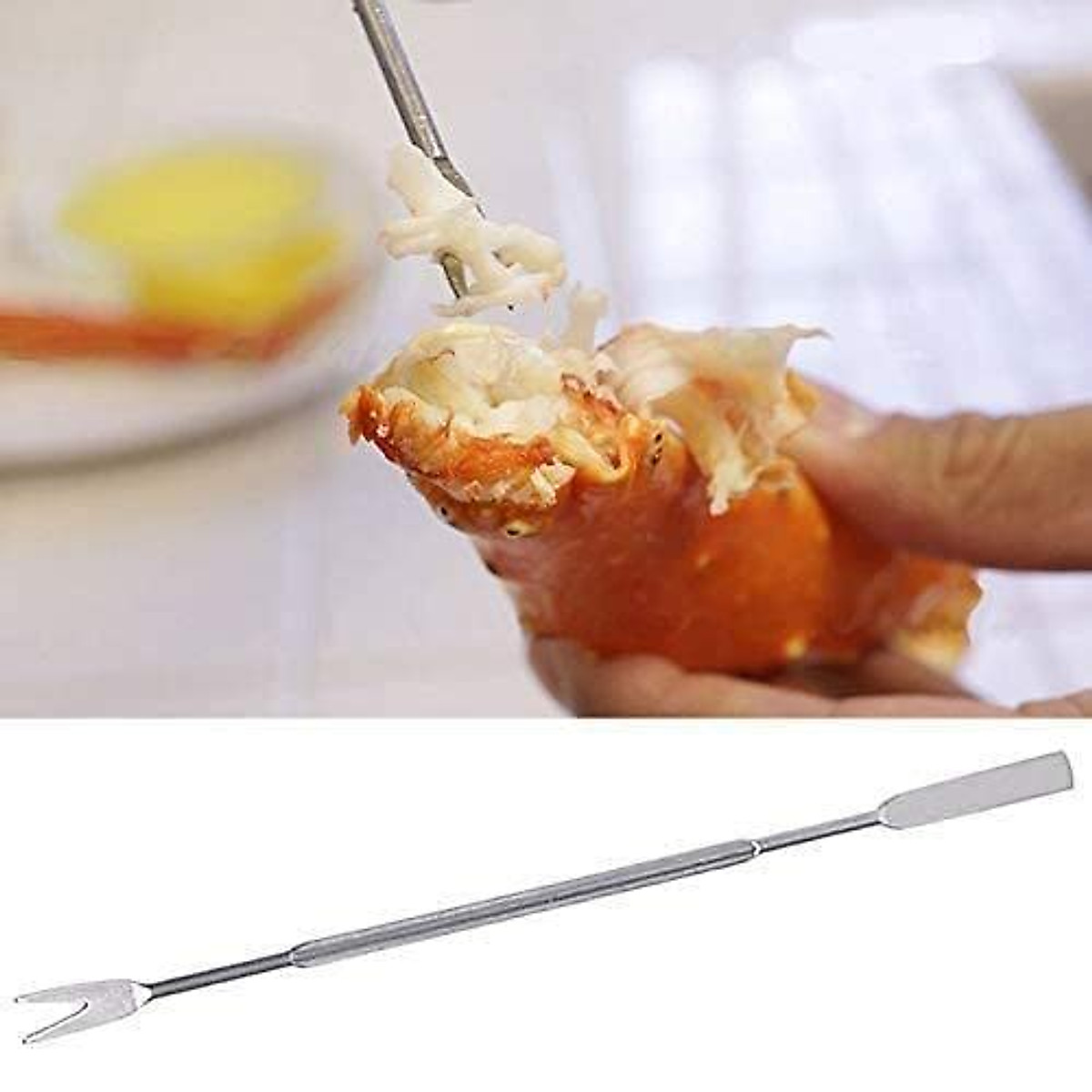 Practical Lobster Crab Needle Steel Multi Function Walnut Needle Olive Fork Gadgets Fruit Seafood Tools
