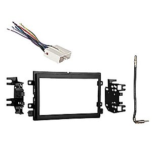 Harmony Audio Compatible with Ford Econoline Full Size Van 2009 2010 2011 2012 2013 Double DIN Stereo Harness Radio Dash Kit