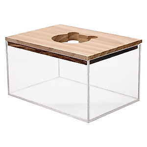 balacoo Hamster Bathroom Small Hamster Bathtub Household Hamster Bathtub Transparent Hamster Bathtub Wear- Bathtub Small Pet Supplies Reusable Hamster Bathtub Cage Hamster Bathtub