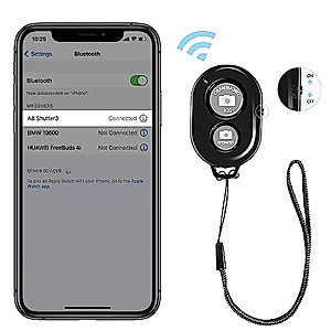 Bluetooth Remote for iPhone Camera - Belijean Bluetooth Remote Compatible with All iPhone, iPad and Tablets, Bluetooth Clicker for Photos & Videos 2 Pack