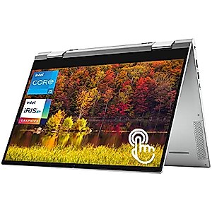 Dell 2022 Newest Inspiron 7506 2-in-1 Laptop, 15.6" Full HD Touchscreen, Intel Core i5-1135G7, 16GB RAM, 1TB SSD, Webcam, Backlit Keyboard, Fingerprint Reader, HDMI, Wi-Fi 6, Windows 11 Home