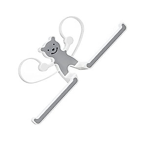 Bathroom Towel Rack, Hand Towel Bar Self Adhesive Wall Mounted Bathroom Towel Holder Kitchen Dishcloth Storage Rod, Towel Racks for Bathroom and Kitchen(Grey)