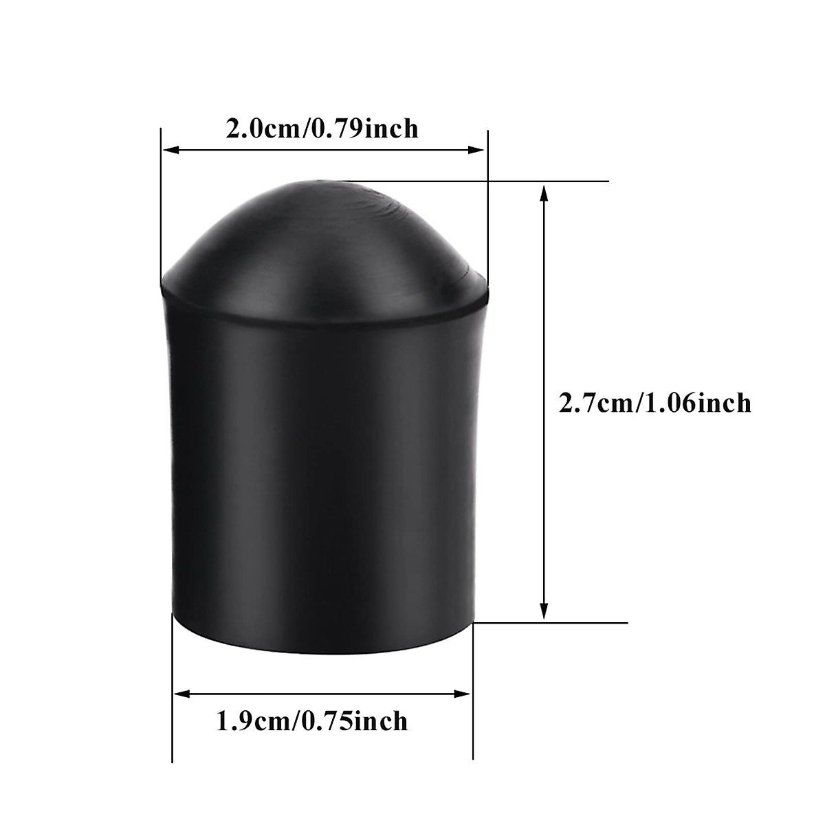 2pcs Double Bass Endpin Rubber Tip Stopper Protector End Accessory