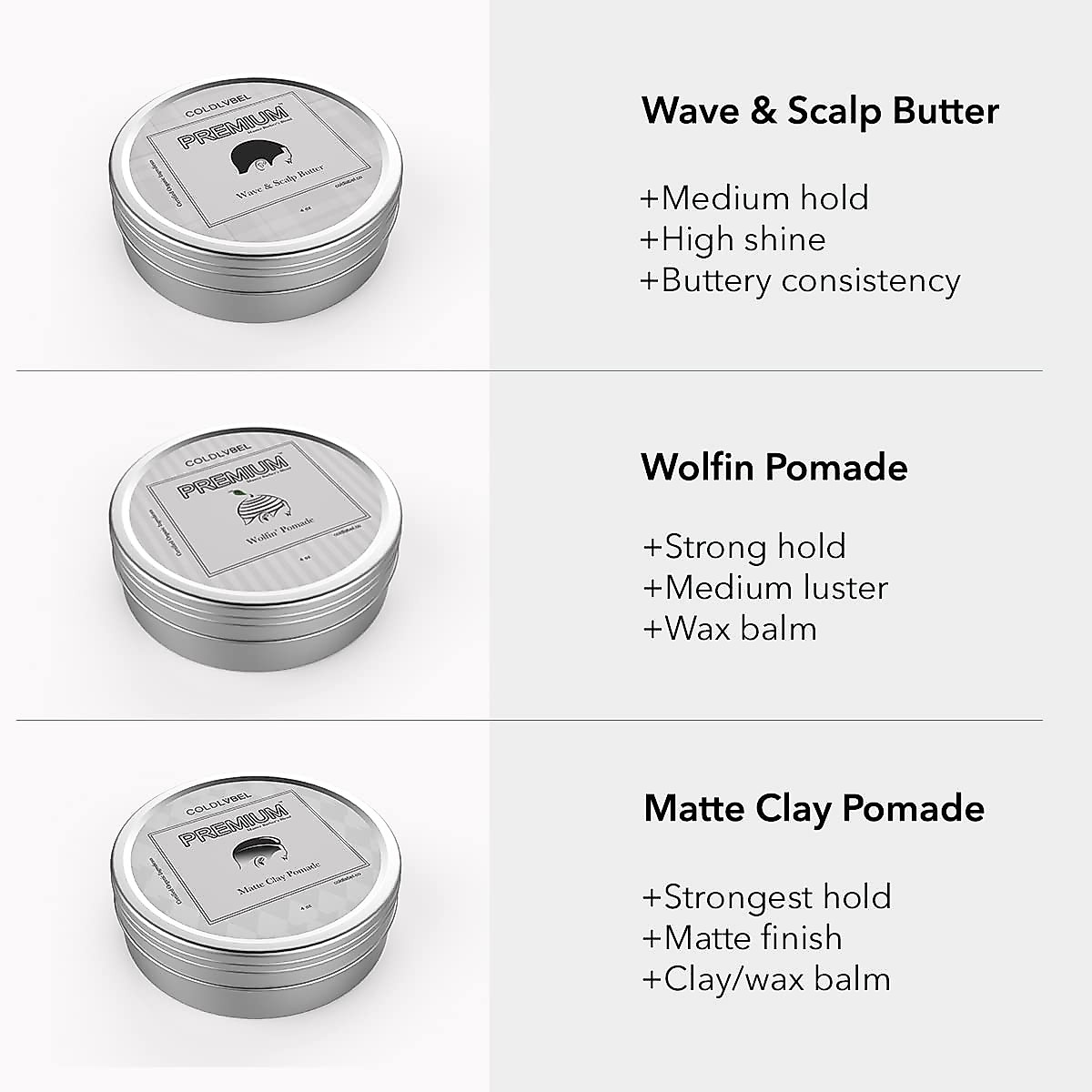COLDLABEL Hair Wolfin Pomade