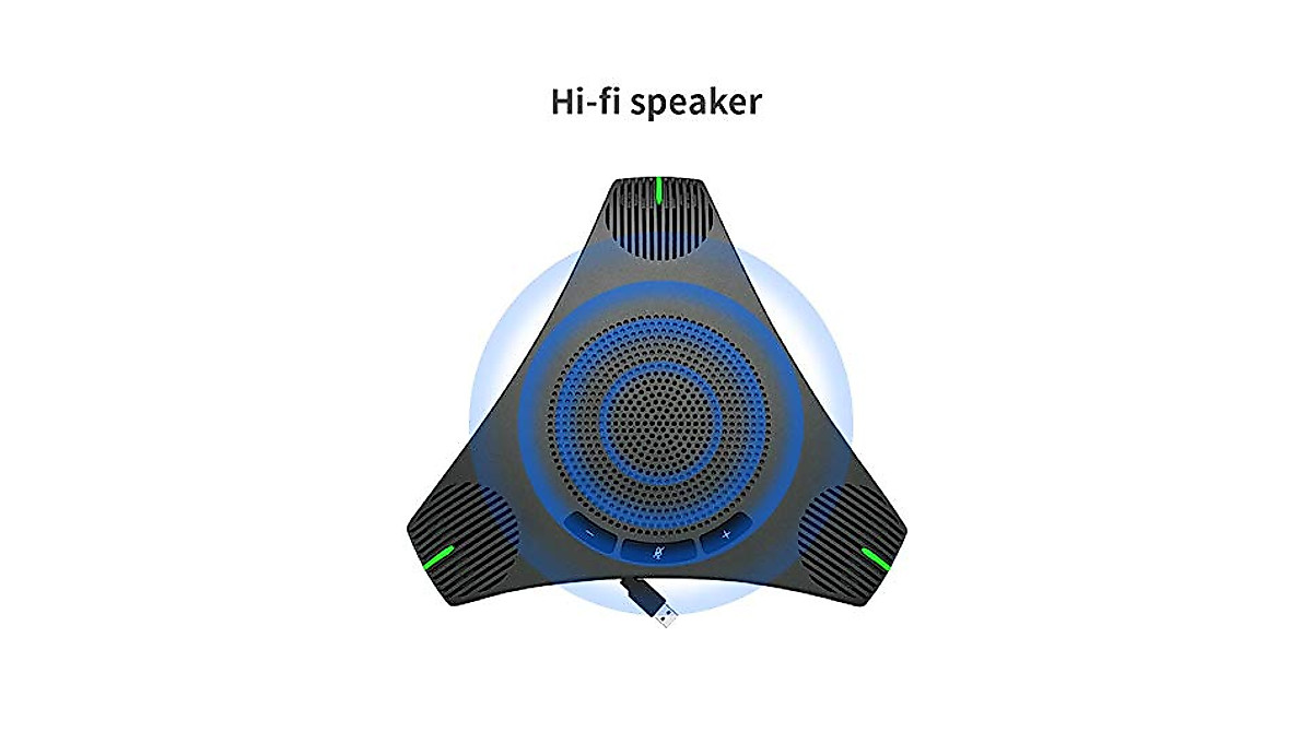 360° USB Conference Microphone for Business Meetings