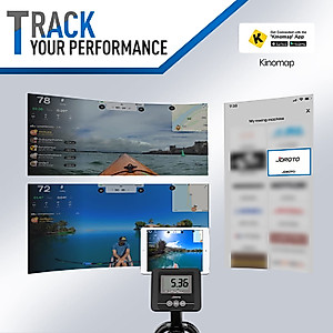 JOROTO MR23 Water Rowing Machine for Home Use, 300 Lbs MAX Weight Capacity Rower Machine with Bluetooth Function, Ipad Holder, 44 Days Kinomap Subscription