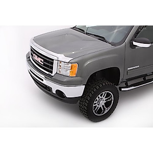Auto Ventshade [AVS] Aeroskin Chrome Hood Protector | Low Profile, Chrome, 1 pc | 622003 | Fits 2007 - 2013 GMC Sierra 1500