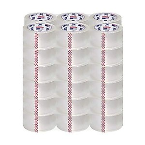 PERFECTAPE Heavy Duty Packing Tape 36 Rolls, Total 2160Y, Clear, 2.7 mil, 1.88 inch x 60 Yards, Ultra Strong, Refill for Packaging and Shipping