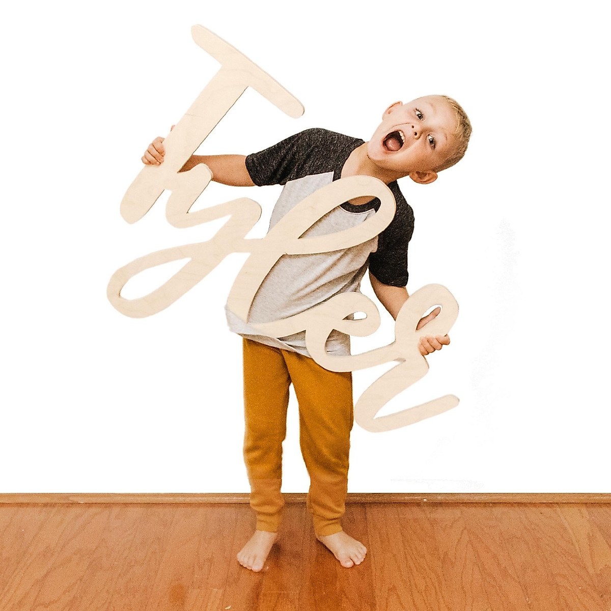 Custom Wood Name Sign for Nursery or Kids Room | Instant Font Preview + Multiple Styles Available Unpainted, Painted, or Stained | Personalized Baby Gift (Unpainted Quick Ship Name Sign)