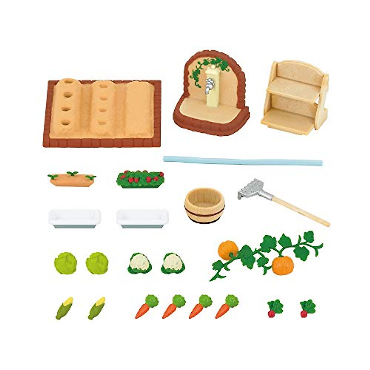 Epoch Sylvanian Families Sylvanian Family Vegetable Gardening Set KA-616 (Japan Import)
