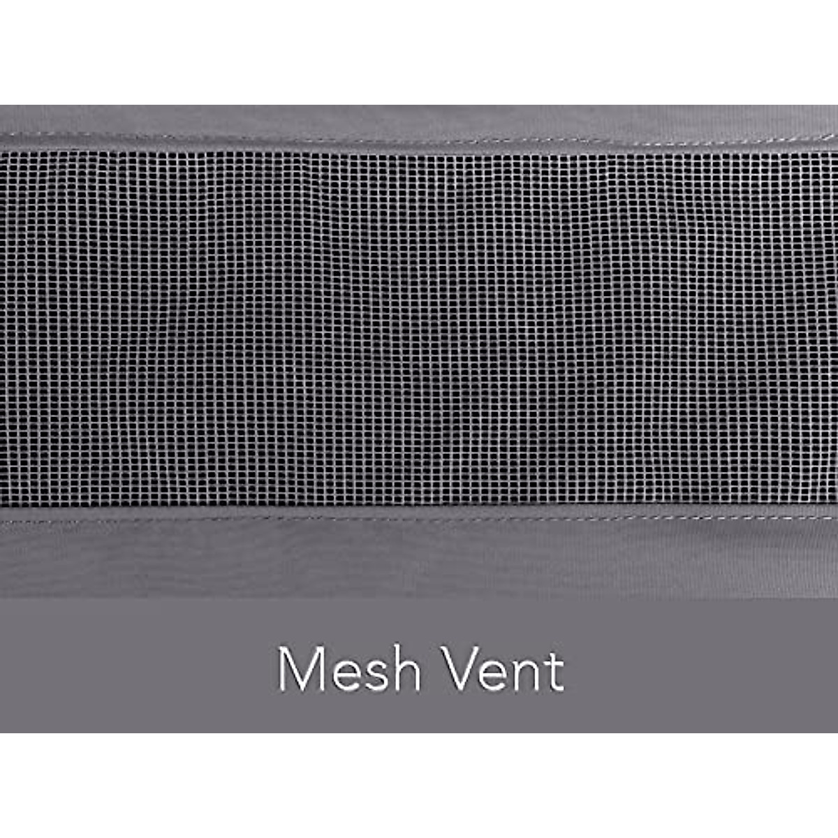 Covermates Round Firepit Cover – Water-Resistant Polyester, Mesh Ventilation, Fire Pit Covers-Charcoal