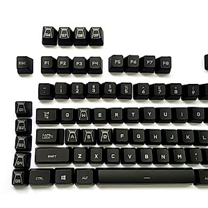 A Full Set 113 Keys keycaps Replacement for Logit G910 Orion Spark RGB Mechanical Gaming Keyboard