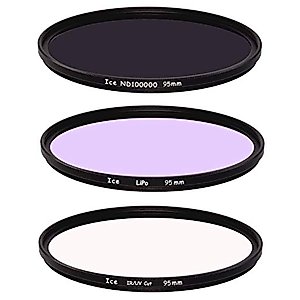 ICE Astral 3 Slim Filter Set 95mm LiPo, UV-IR Cut ND100000 16.5 Stop ND Optical Glass 95