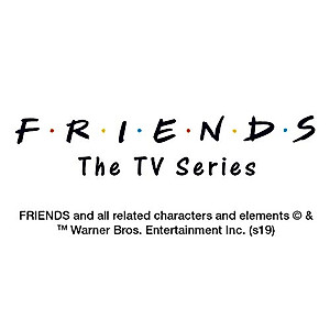 Friends Central Perk Logo Heart Faux Leather Bookmark - Set of 2