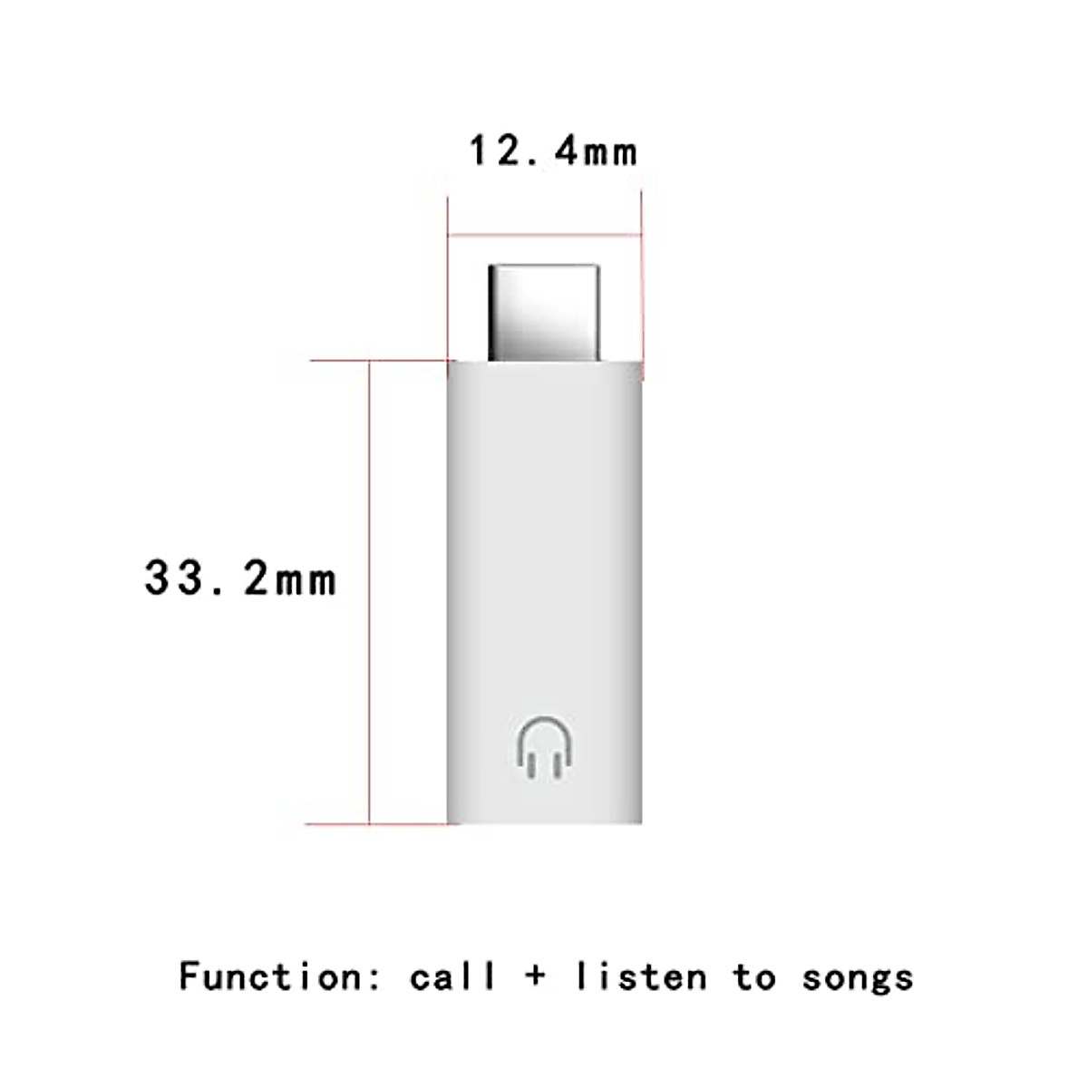 rgzhihuifz USB C to 3.5mm Audio Headphone Jack dac Adapter