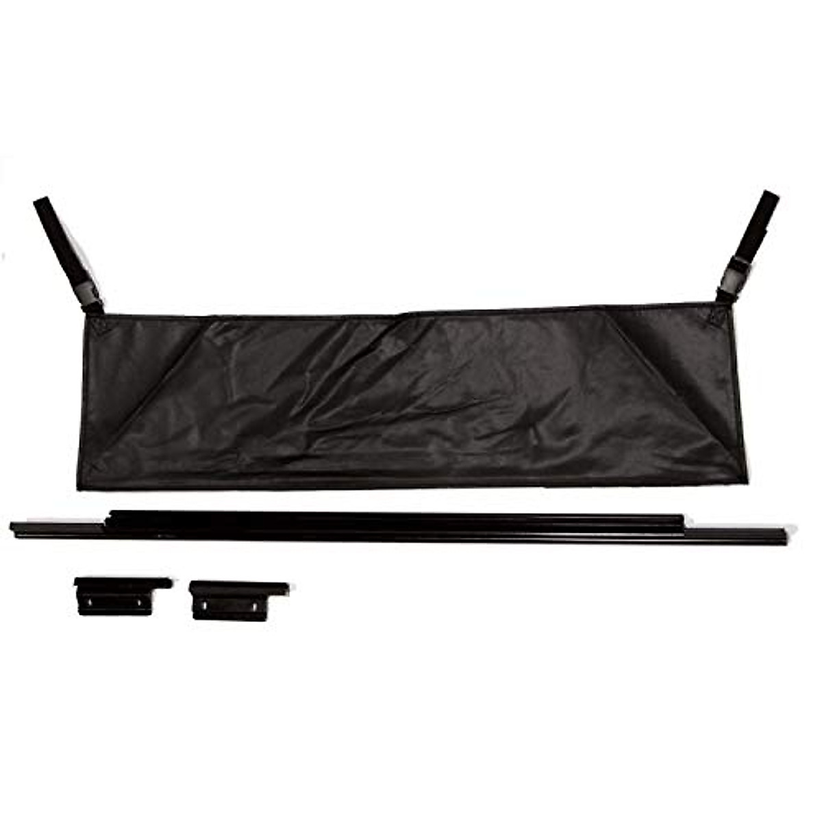 Rampage Rear Tailgate Tonneau Bar Kit | Black | 77015 | Fits 1987 - 2006 Jeep Wrangler YJ & TJ