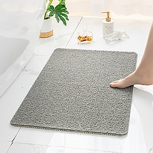 Bath Mats for Bathroom Non Slip, Shower Mats for Showers Anti Slip for Elderly, Shower Matt Non Slip, Shower Mats for Bathroom, Bath Tub Mats for Bathroom Non Slip (Gray, 16x24 in)