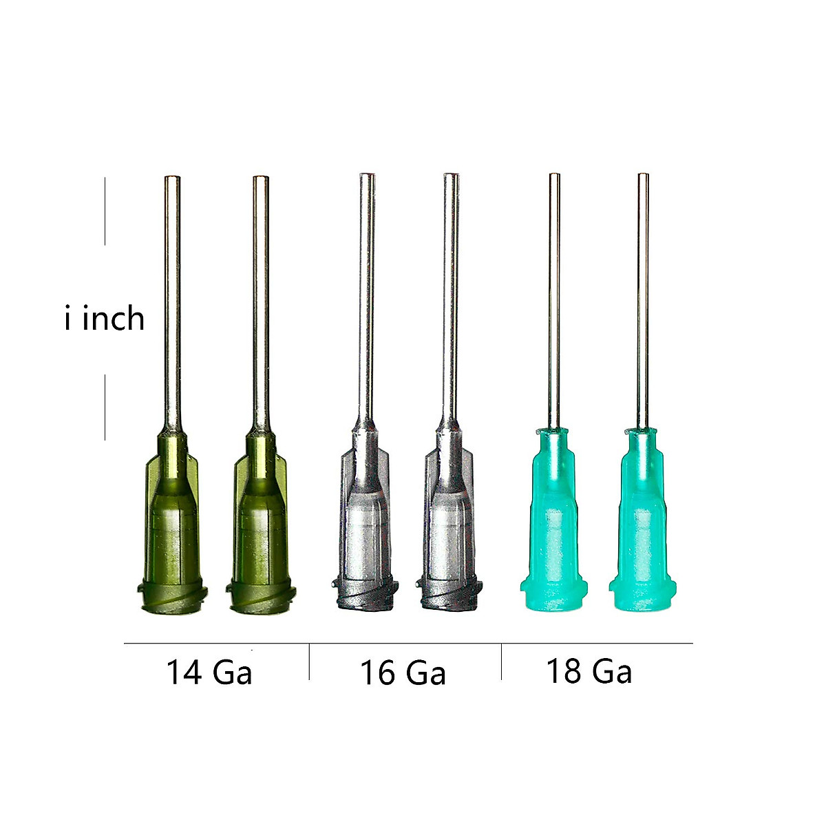 HaBeuniversal Blunt Needle Tip Applicator Bottle Set - 30ml Squeezable Bottles, Storage Caps, 14ga 16ga 18ga Needle Tips and Mini Funnel