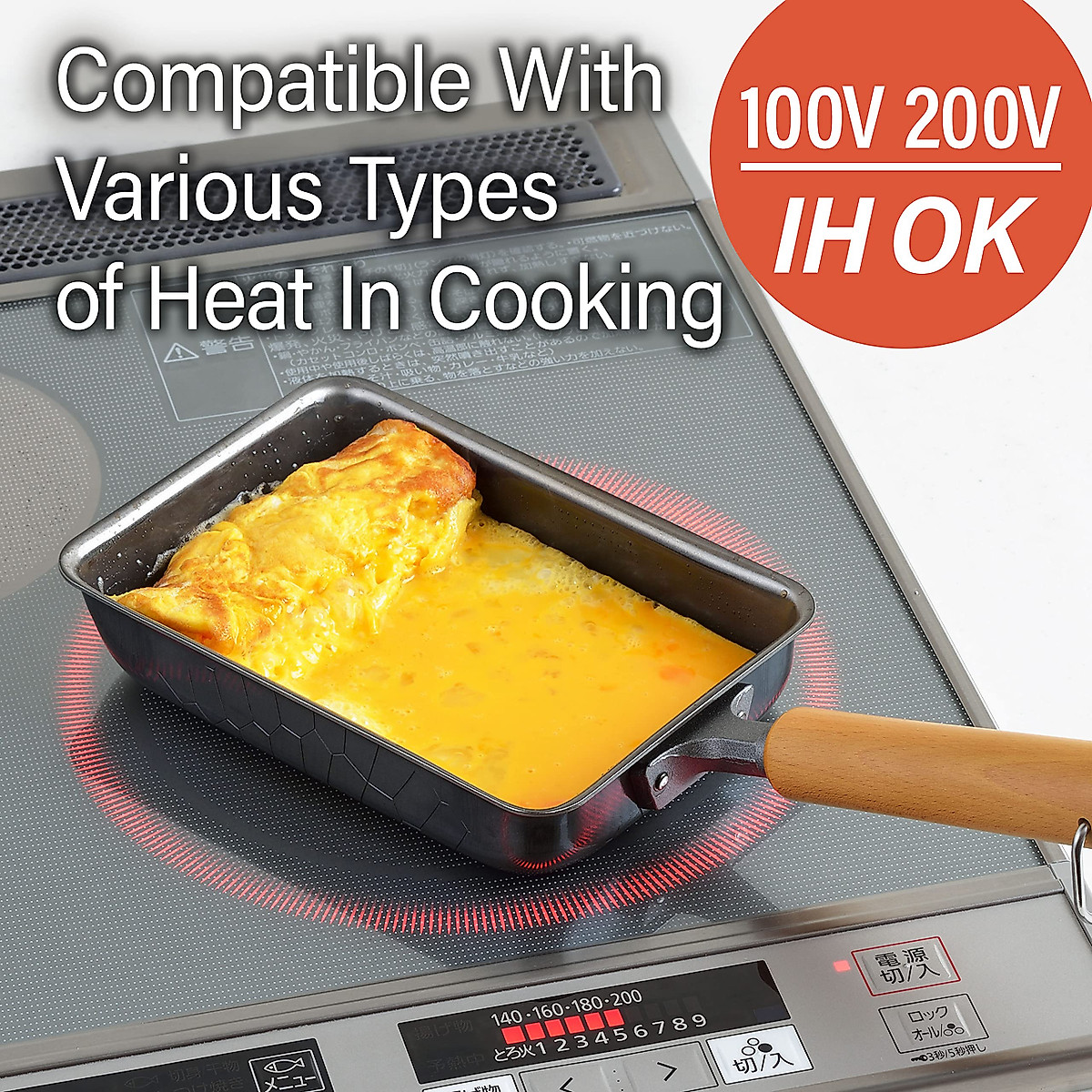Japanese Iron Tamagoyaki Omelette Pan, Egg Pan Skillet, Light and easy to use, Made in Japan【YAMASAN】