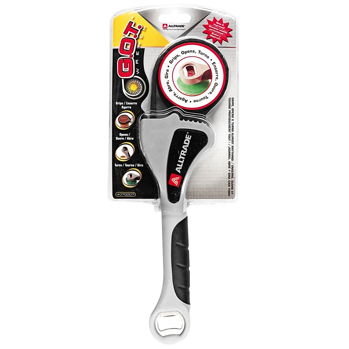 Alltrade 070007 Large Got Wrench , Gray