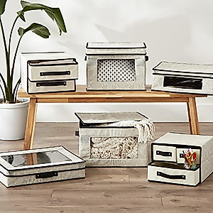 DII Breathable Closet Organizer, 2 Drawer, Damask