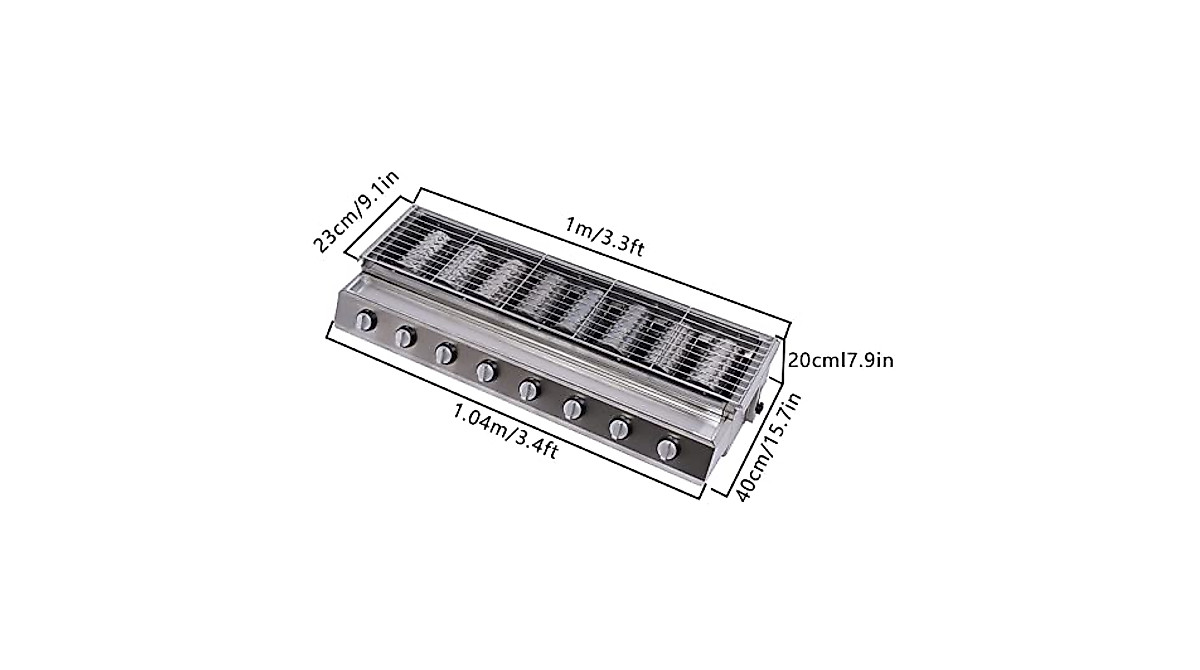 8 Burner Outdoor BBQ Grill for Perfect Parties