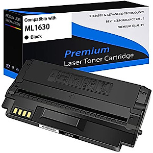 KCMYTONER 1 Packs ML-D1630A Black Laser Toner Cartridge Compatible for Samsung ML-1630 ML-1630W SCX-4500 SCX-4500W SCX- 4501K Printers