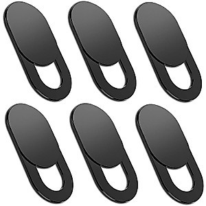 6Pcs Webcam Cover, Camera Cover Slide, Privacy Covers, 0.02-Inch Ultra-Thin Webcam Cover for Laptop, PC, Phone, Protect Your Privacy and Security
