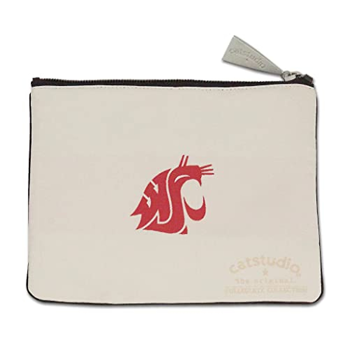 Catstudio Washington State University Zip Pouch | Use as Wallet, Clutch, Handbag or Makeup Bag