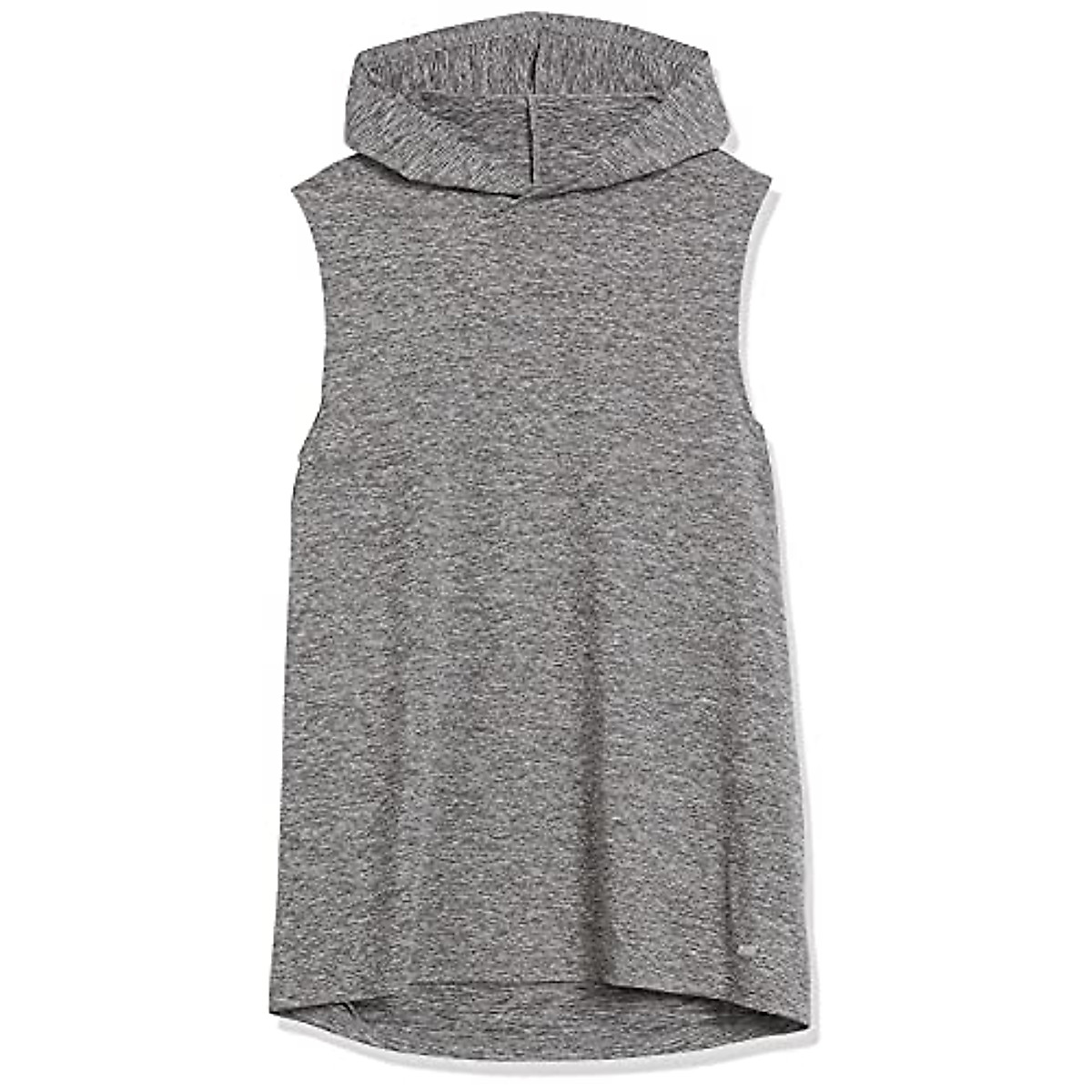 Amazon Essentials Men's Tech Stretch Sleeveless Hoodie, Black Space Dye, Large