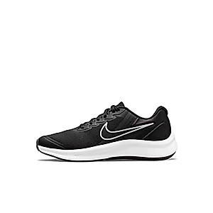 NIKE girl's Running Shoes, Black Grey Dark Smoke Grey Dark Smoke, 38.5 EU