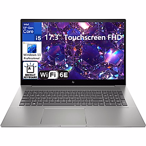 HP 2022 Newest 15 15.6" FHD Touchscreen Laptop, Intel Quad-Core i7-1165G7 up to 4.7GHz, 64GB DDR4 RAM, 2TB PCIe SSD, 802.11AC WiFi, Bluetooth, Webcam, Natural Silver, Windows 11, iPuzzl Type-C HUB