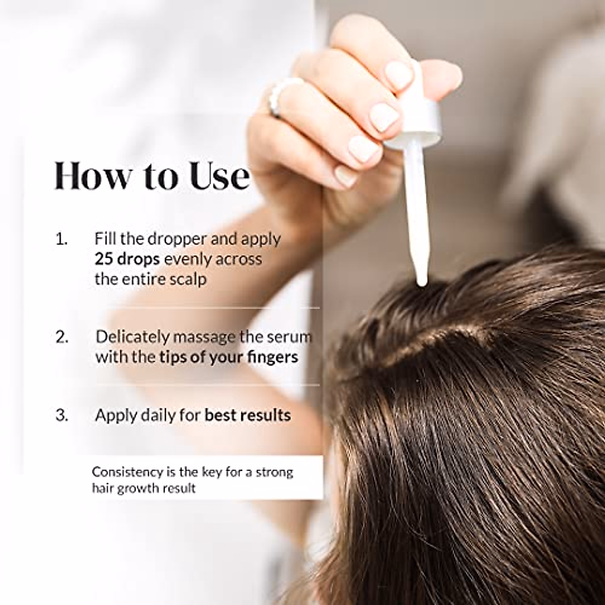Kerotin Hair Growth Serum - Intensive Hair Growth Drops Treatment - Boost Natural and Healthy Hair Growth, Increase Hair Density, Reduce Hair Loss - Promotes longer and thicker hair.