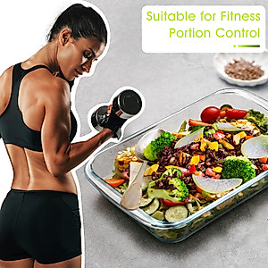 Mini-1.5 QT Glass Baking Dish for Oven, (Single Serving) Glass Pan for Cooking Dish Casserole Dish Rectangular Baking Pan Glass Bakeware