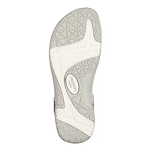 Earth Origins Women’s Sofia Sandals for Casual, Walking and Everyday - Granite - 7.5