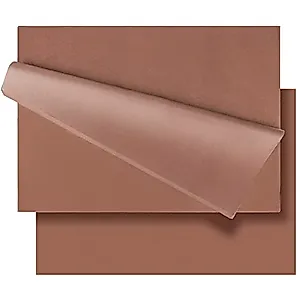 Segarty Brown Tissue Paper for Packaging, 100 Sheets 14 x 20 Inches Bulk Tissues Paper for Gift Bags Wrapping, Packing, Easter, Mothers Day, Holiday Decorations, Tissue Paper for Crafts, DIY Pom Pom