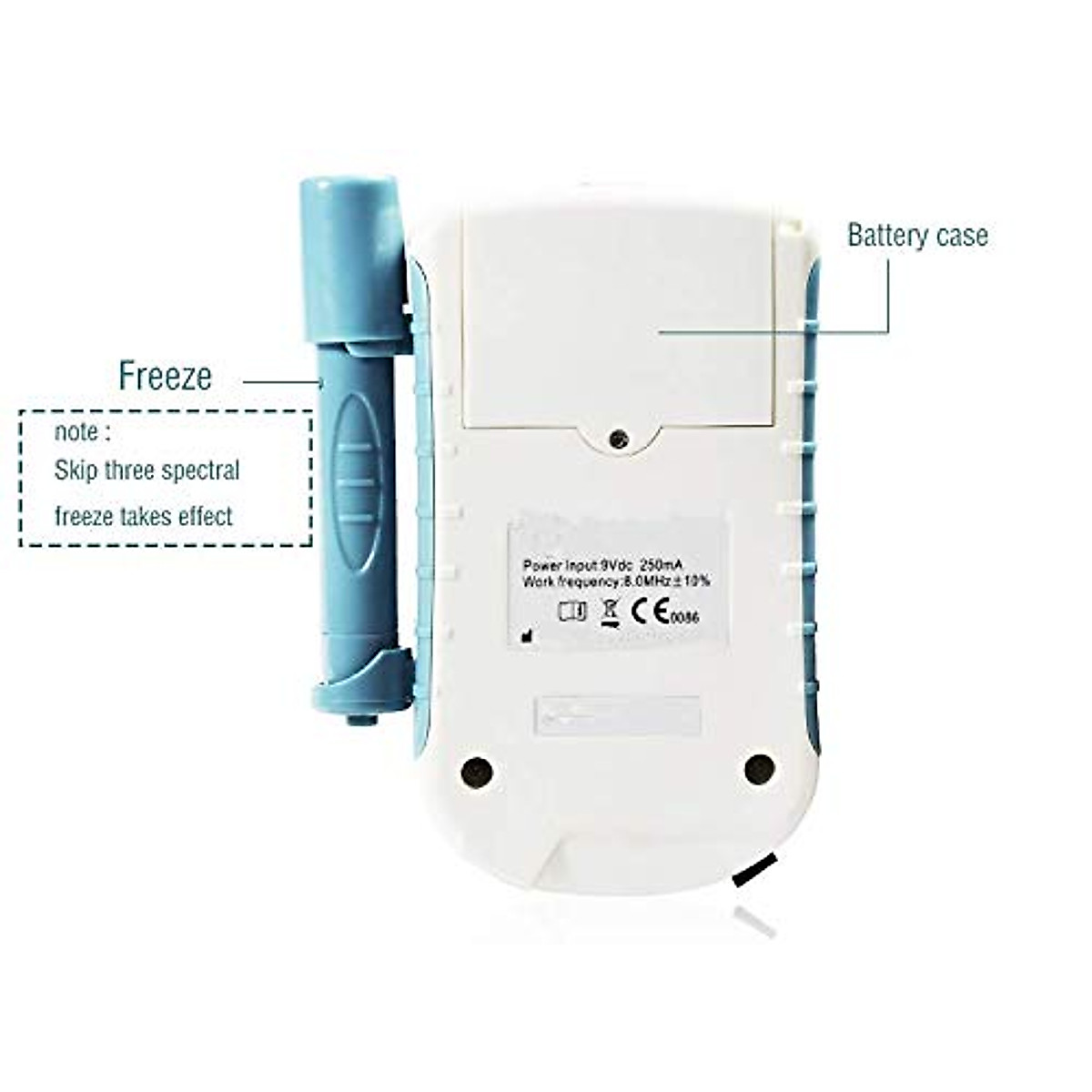 Handheld Blood Flow Rate Detector Blood Flow Velocity Waveform Doppler Vascular Color LCD Display Blood Flow Strength