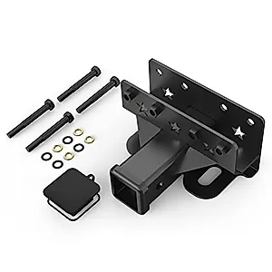 Sulythw Tow Trailer Hitch Receiver for Ford Bronco, Heavy Duty Class 3 2-Inch Receiver 2-Door 4-Door 2021 2022 with Trailer Hitch Receiver Cover(NOT for Bronco Sport)
