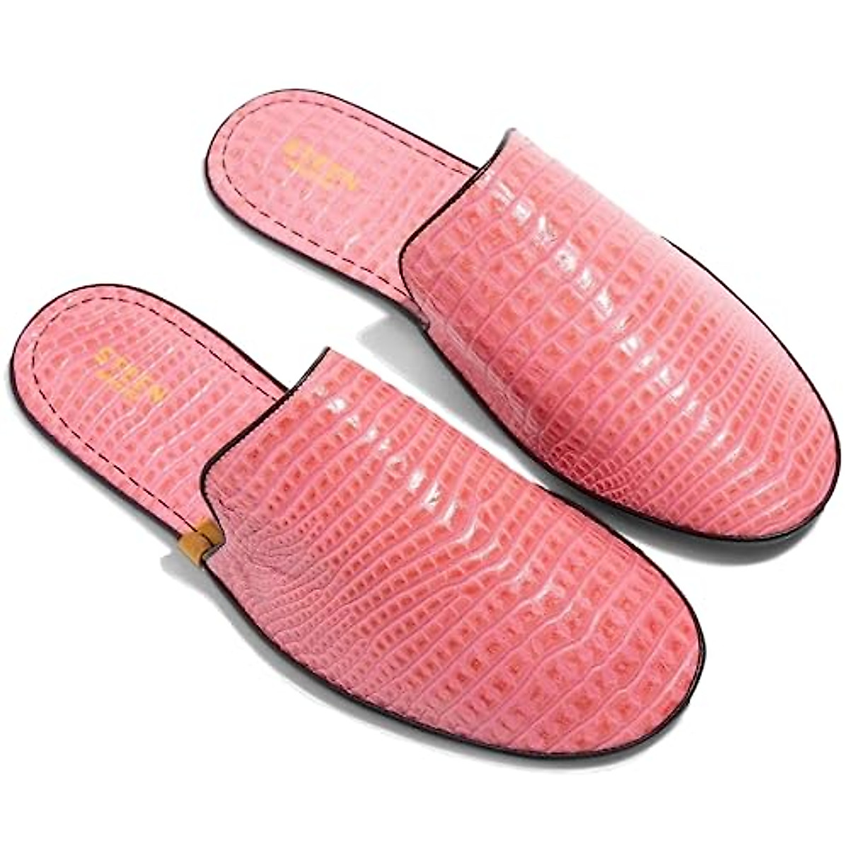 STEEN Premium Foldable Travel Slippers for Women - Perfect for Travel and Everyday Wear - Included Travel Pouch Fits in Purse or Bag