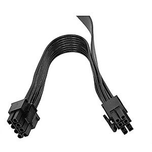 Zahara Power Cable Replacement for Cooler Master Silent Pro Gold PCIe 6 Pin to Dual 6+2 8P