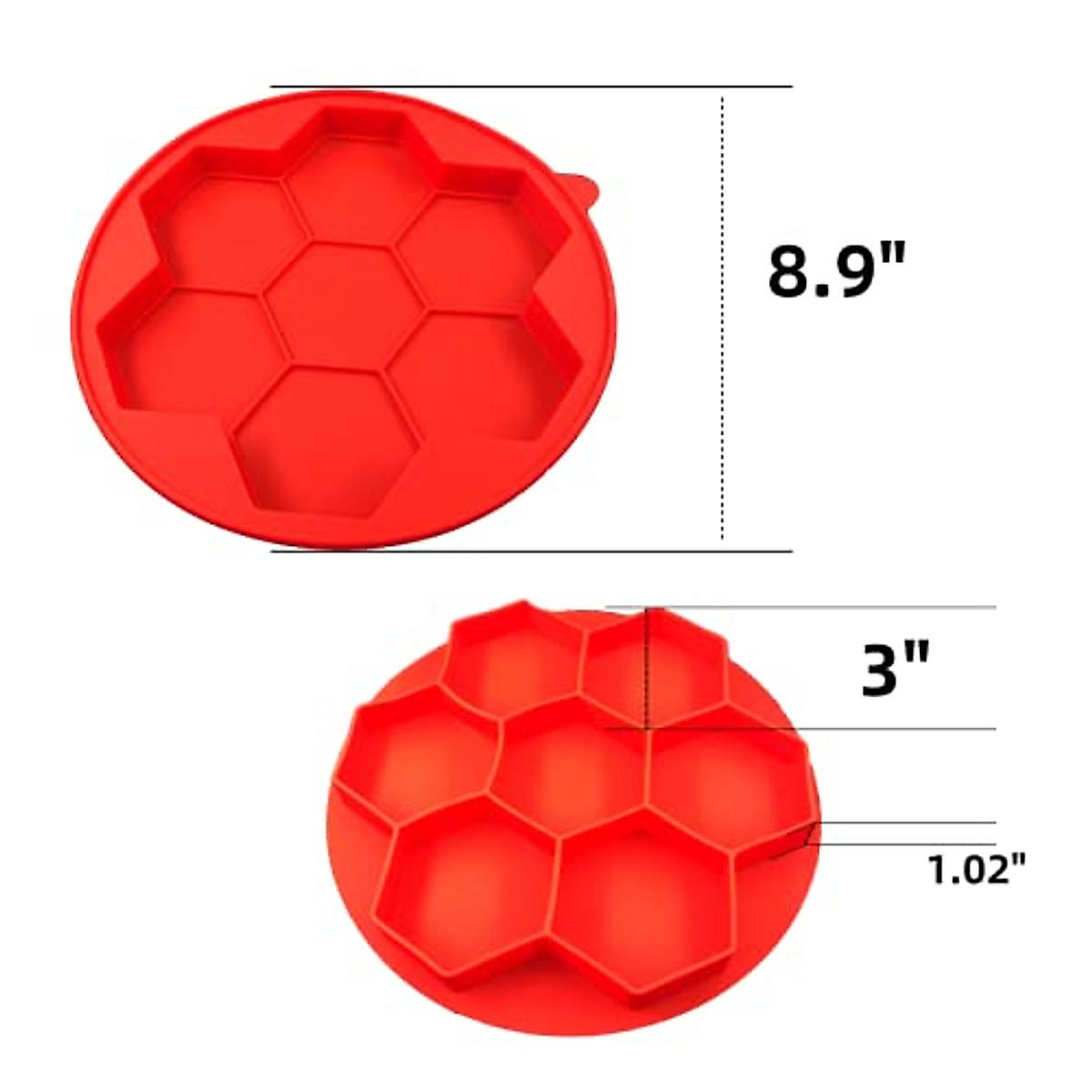 MYLAIM Hamburger Patty Maker,Silicone Burger Press And Freezer Container,7 In 1 Small Multiple Burger Shaper Mold,Meat Slider Shape Trays,Ground Beef Freezer Storage Containers