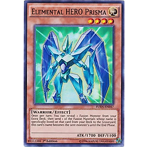 Yugioh 1st Ed Elemental HERO Prisma FUEN-EN047 Super Rare 1st Edition Fusion Enforcers Cards