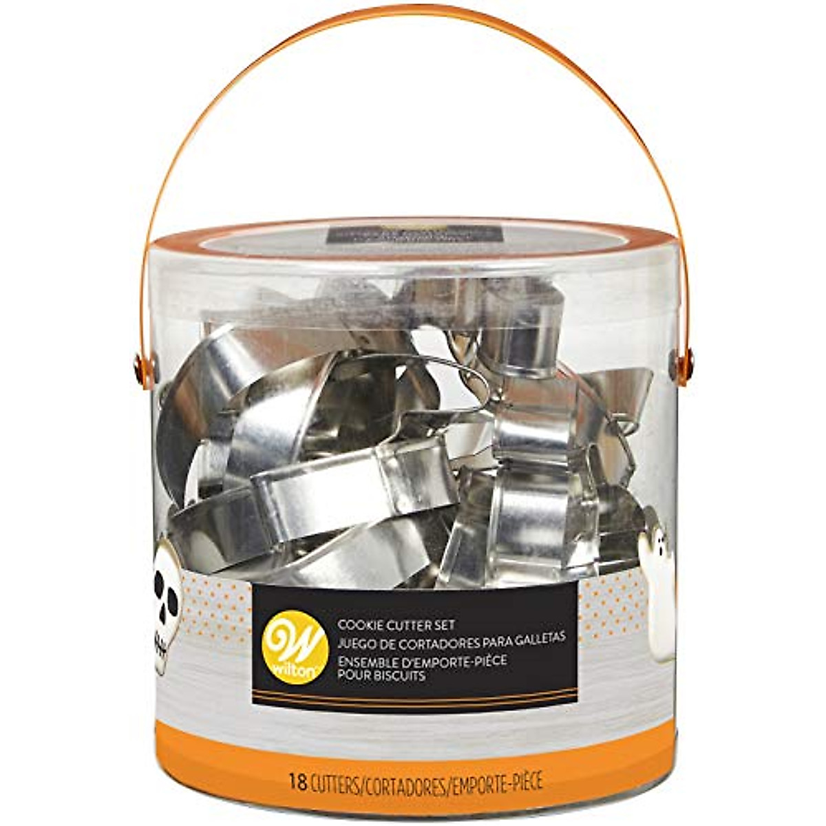Wilton Halloween Metal Cookie Cutter Set, 18-Piece